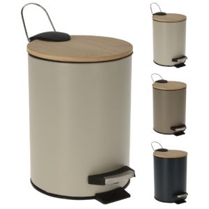 Šiukšliadėžė su bambukiniu dangčiu, 3 l - ŠvarosPrekės.lt - Visada ...